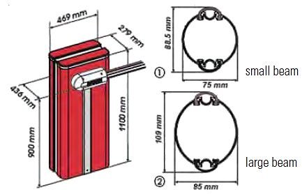 FAAC B680H (S) Barrier Beams - New Parking Solutions Ltd