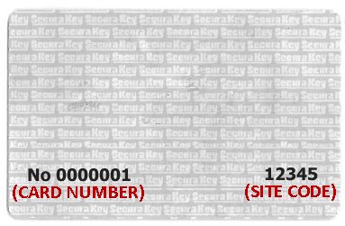 Securakey 26SA Programming Card Deck - New Parking Solutions Ltd